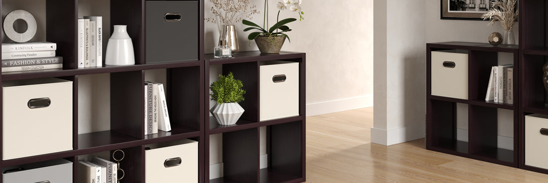 John Louis Home: Premium Wood Cube Organizers
