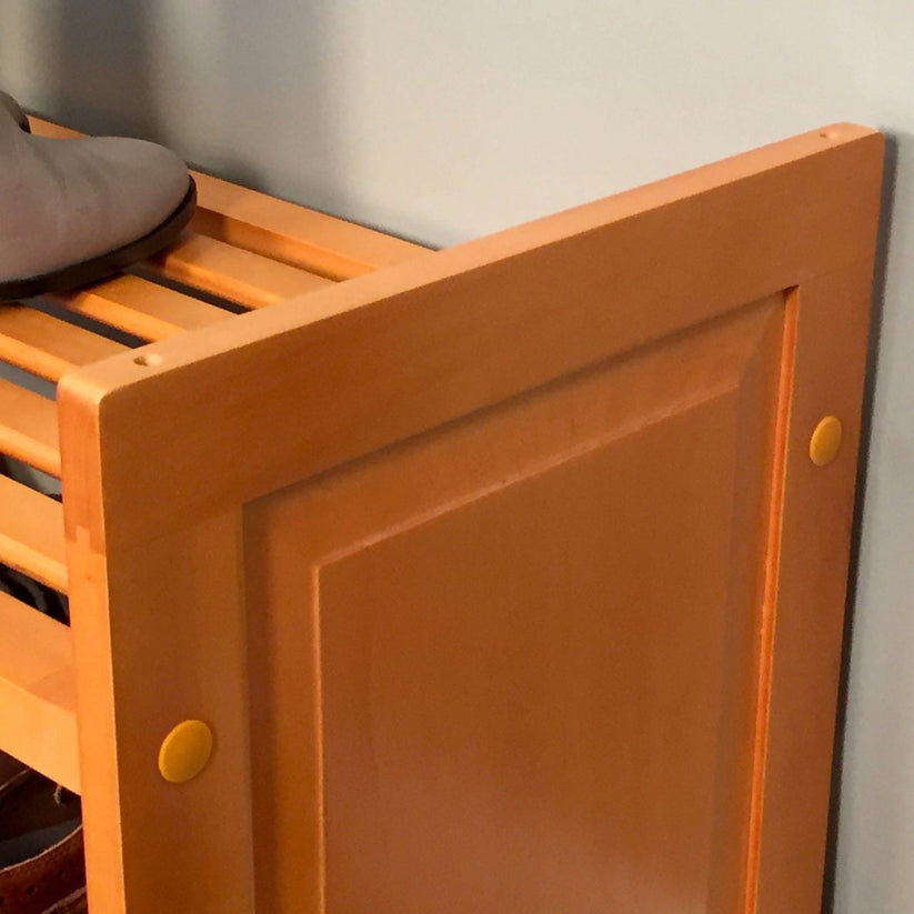 2-Tier Solid Wood Storage Rack | Multi-Room Shelf System – John Louis Home
