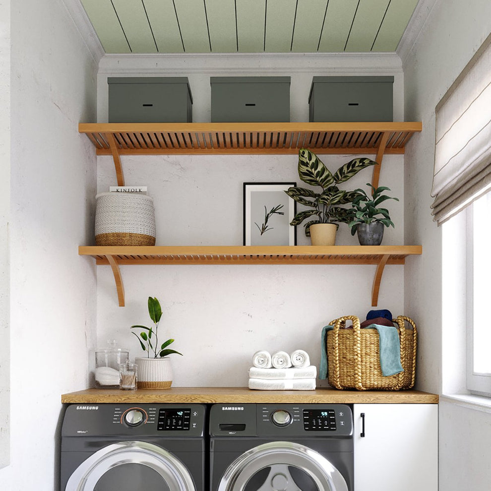 Closet Shelving: 4ft Shelf Kit - Closet, Pantry, Laundry