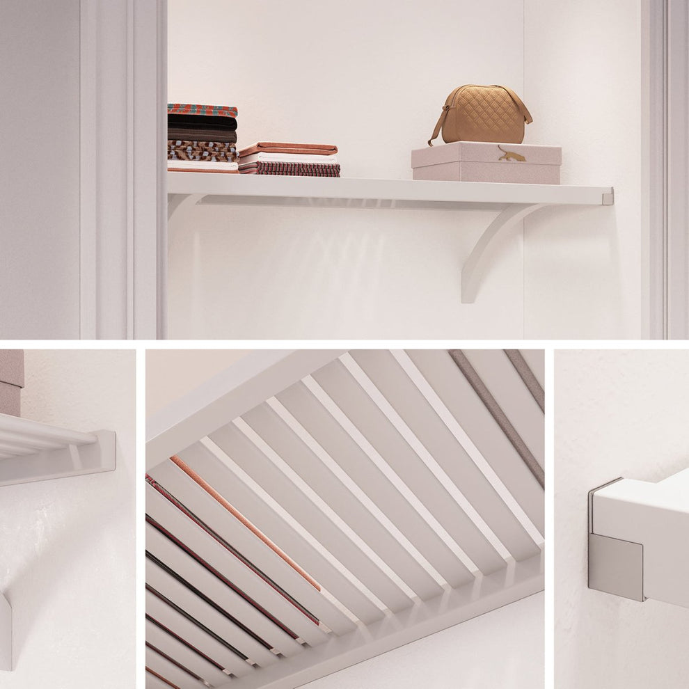 Closet Shelving: 4ft Shelf Kit - Closet, Pantry, Laundry