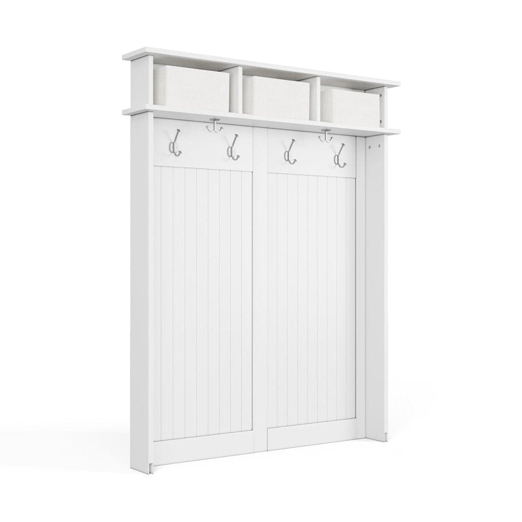 Solid Wood Hall Trees | 300lb. Bench & Heavy-Duty Hooks